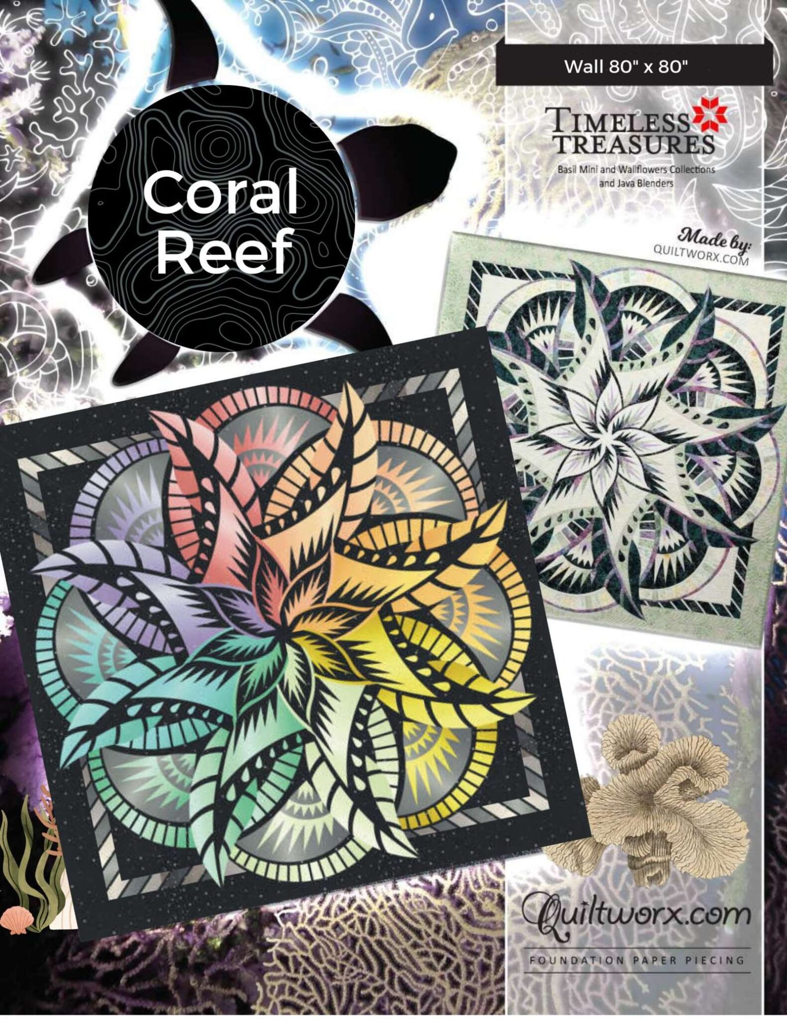 Coral Reef Wall – Quiltster Blog